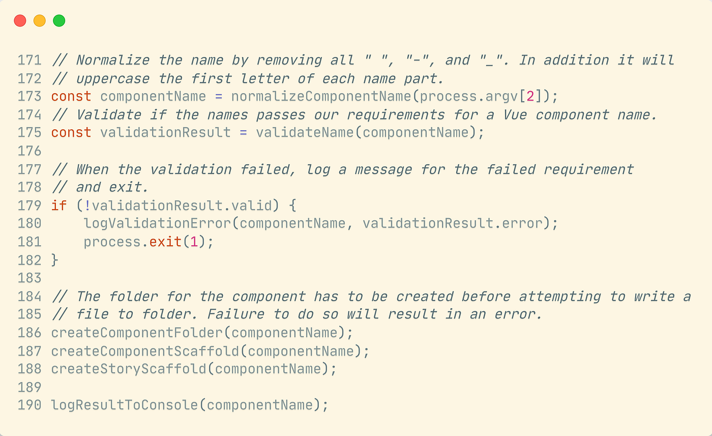 Vue component and Storybook story scaffolding | by Thijs Busser | Jan ...