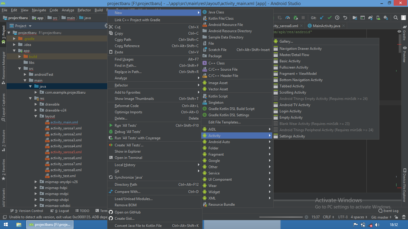 Cara intent android studio - Rosa Diana - Medium
