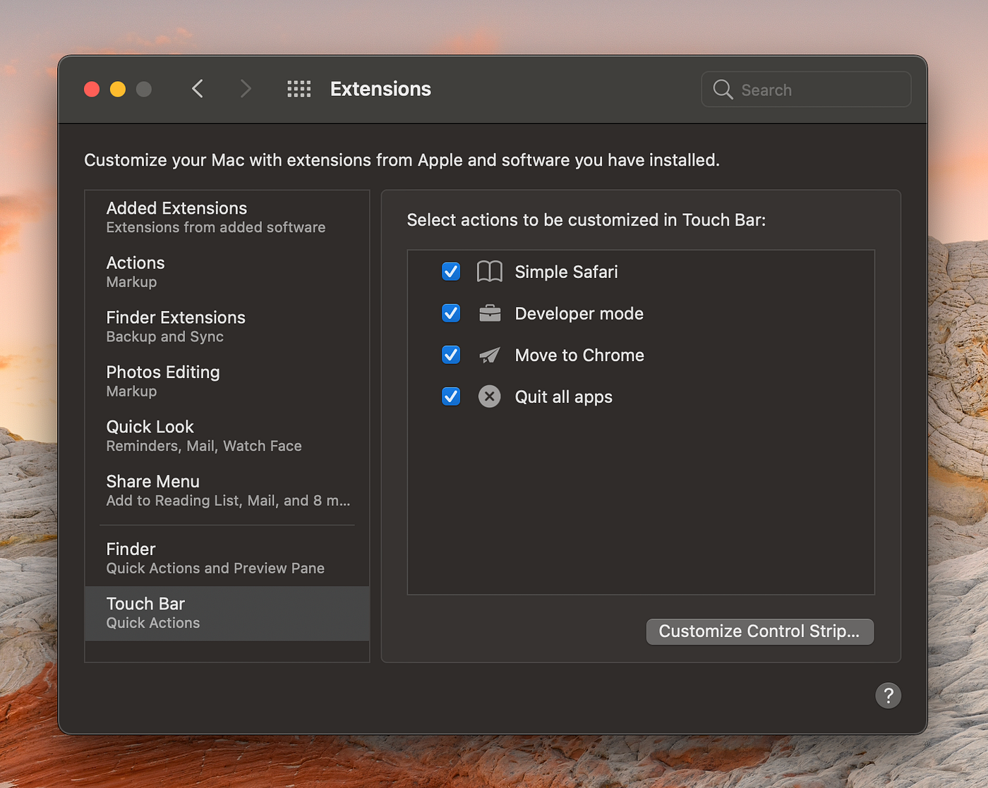 Automate Mac Workflows with Quick Actions on Touch Bar | by Blake Sanie | Mac O’Clock | Medium