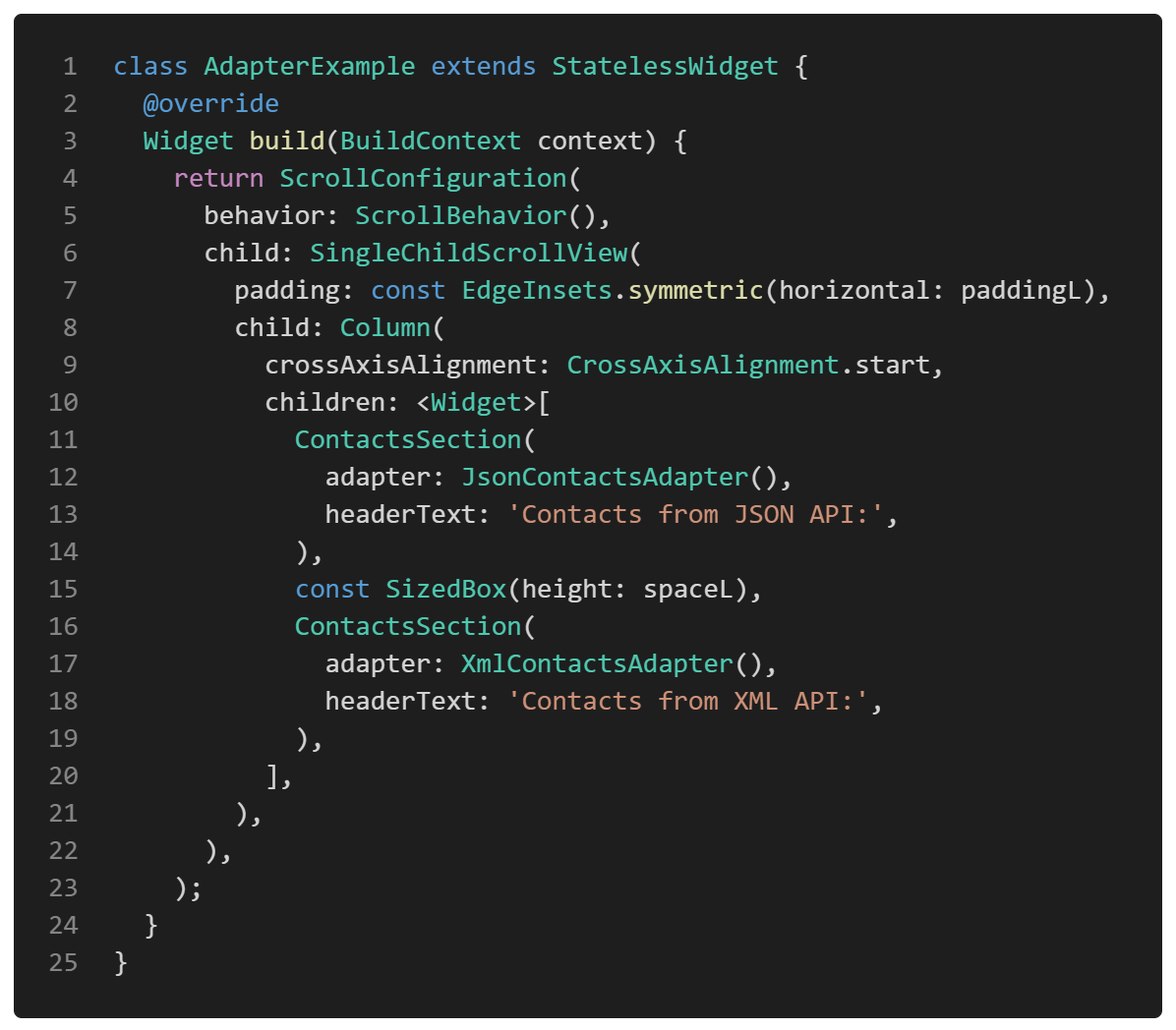Flutter Design Patterns: 2 — Adapter | by Mangirdas Kazlauskas ...