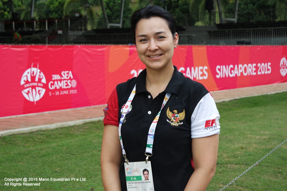 Larasati Gading’s secret to a winning game. | by MANO EQUESTRIAN PTE ...