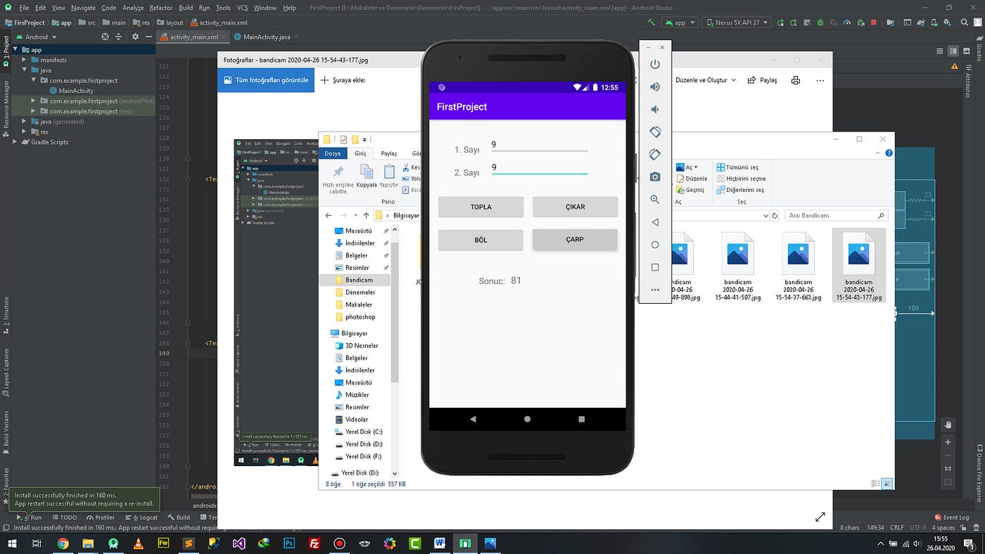 Android Studio ile Hesap Makinesi Nasıl Yapılır ? | by Muhsin Deniz ...