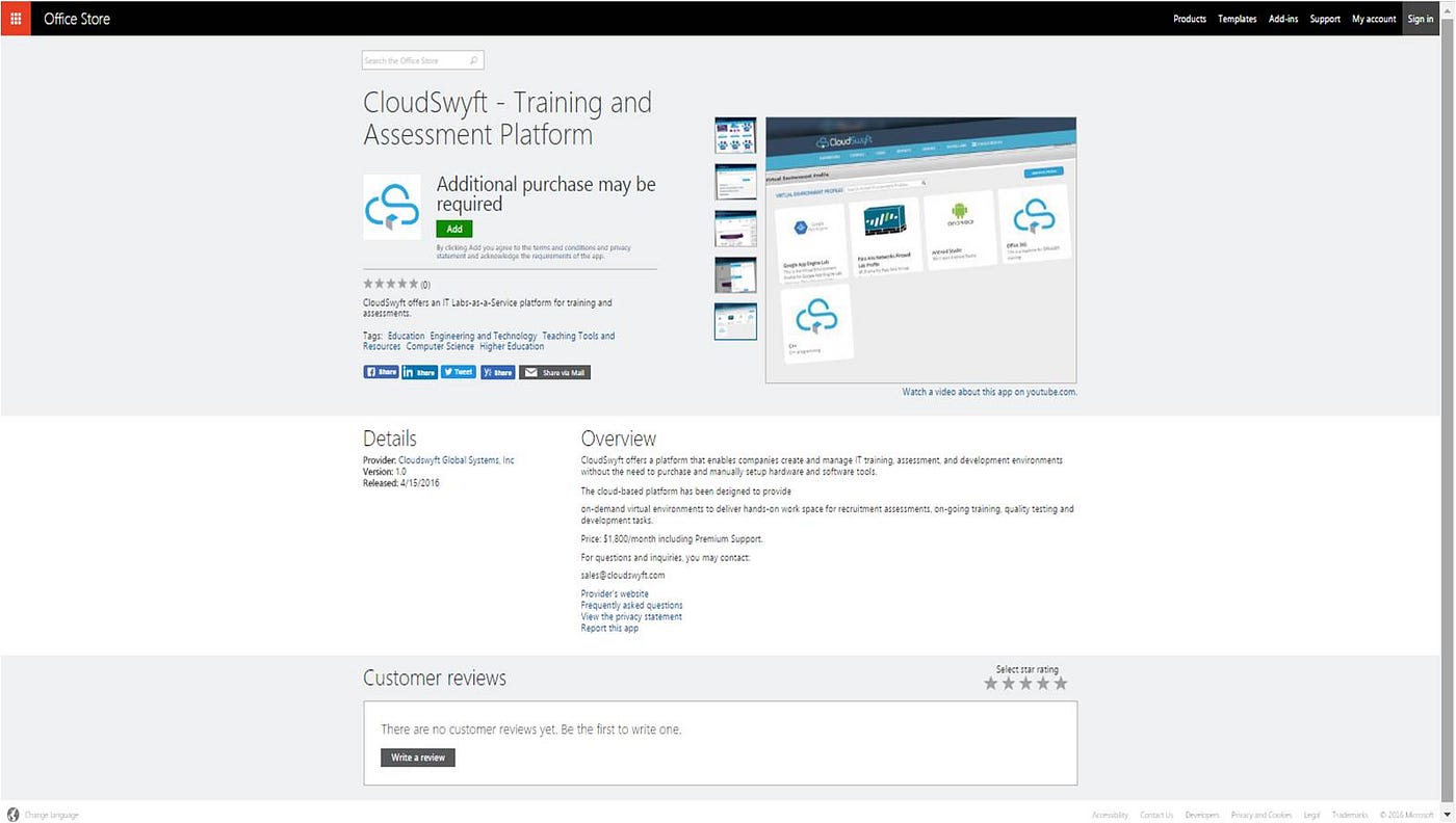 CloudSwyft NOW Available @ the Microsoft Store! | by CloudSwyft | Medium