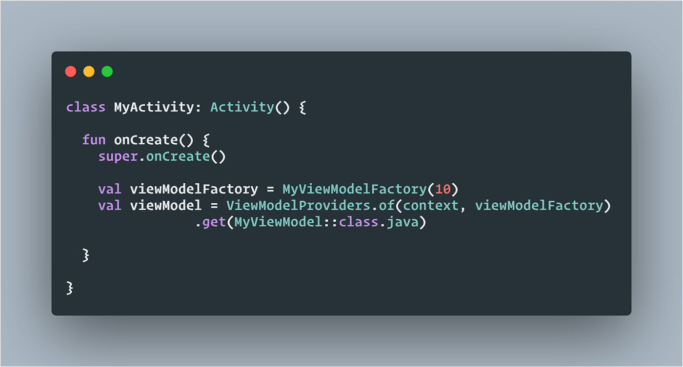 ViewModel with ViewModelProvider.Factory : The Creator of ViewModel | by Muhammad Saeed ...
