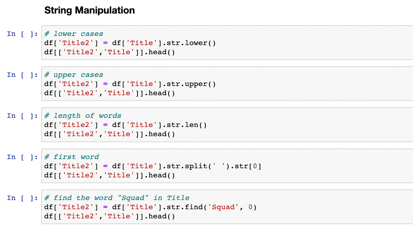 A Data Engineer’s Cheat Sheet on Pandas and Jupyter-Notebooks | by ...