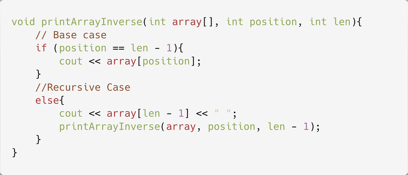 Programming: Array manipulation using recursion | by Fernando Arana ...