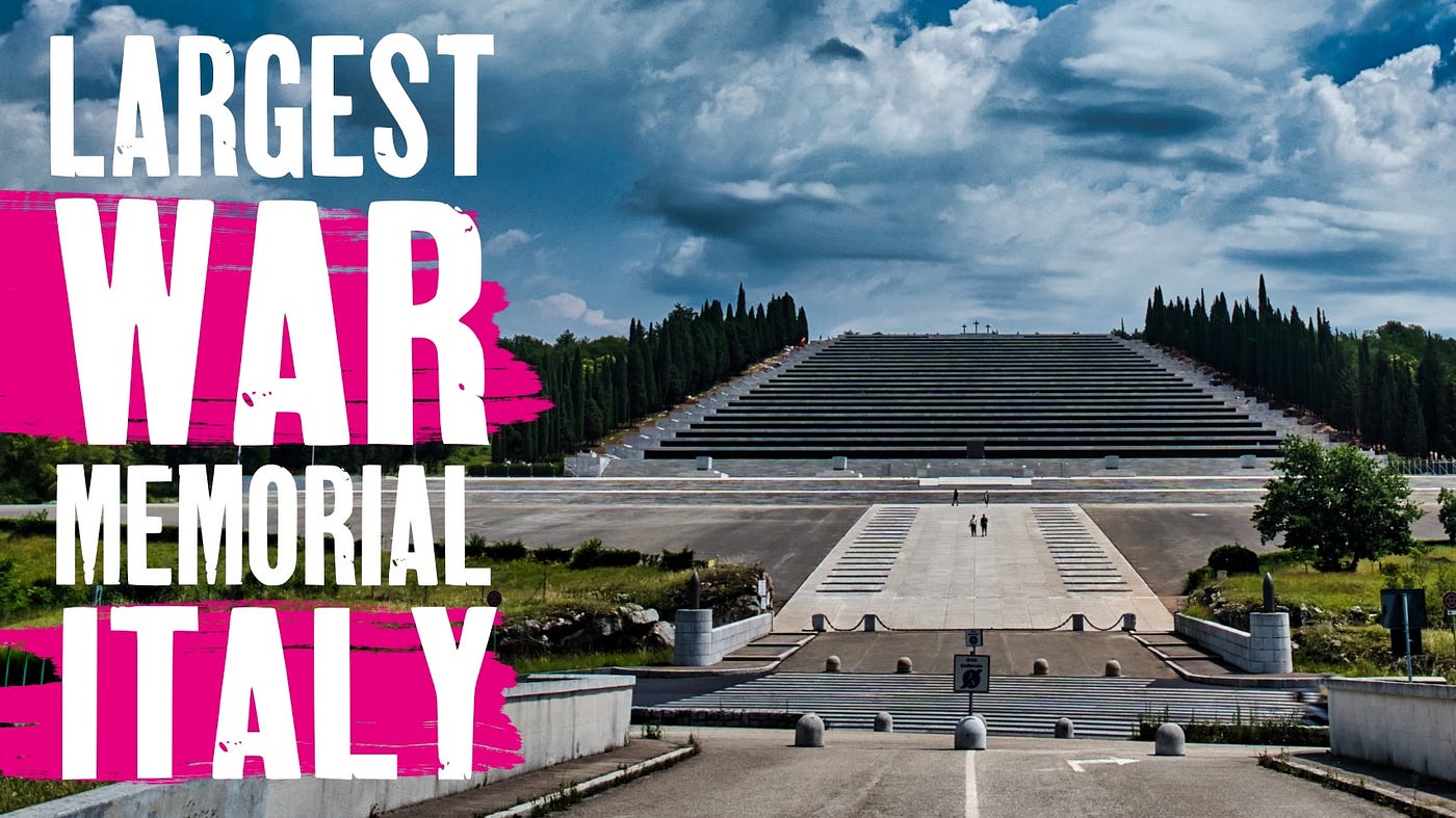 Redipuglia War Memorial. The Redipuglia War Memorial, locally… | by ...