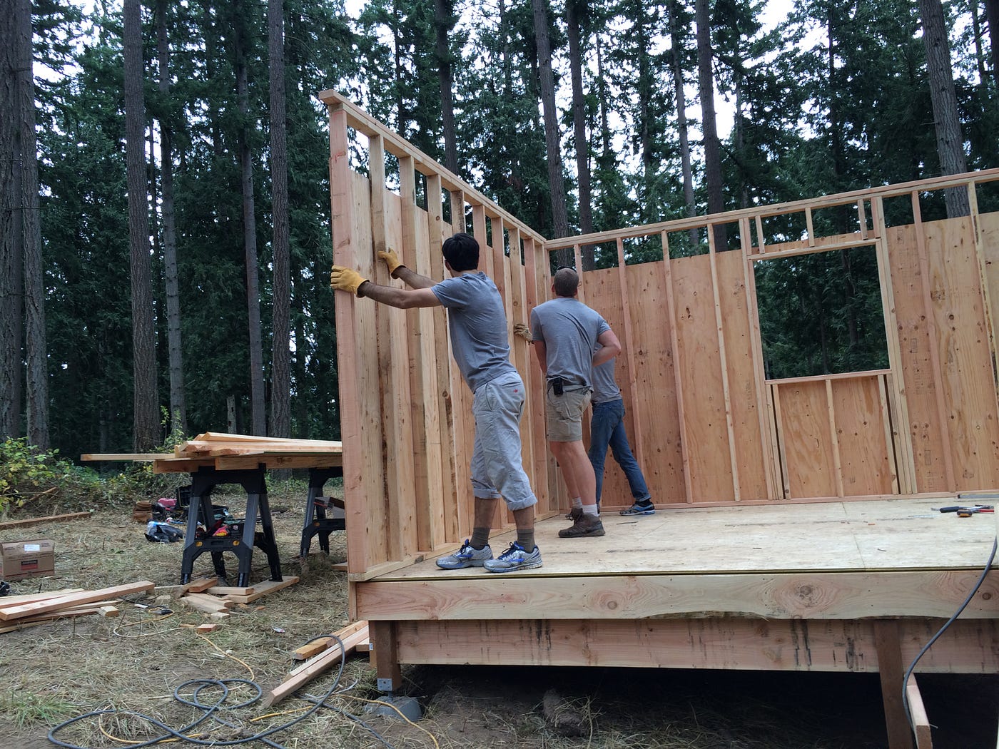 Six-Day Cabin: What we learned in the woods | by Aaron Flack | Medium