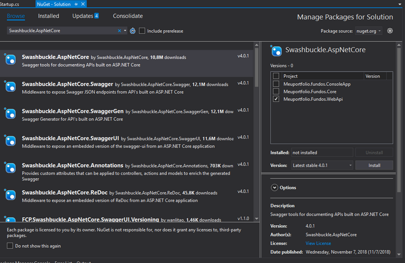 Tutorial: Instalando e configurando o Swagger em uma aplicação .net ... Tutorial: Instalando e configurando o Swagger em uma aplicação .net ...