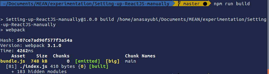 Setting up ReactJS manually. This tutorial assumes that you have… | by ...