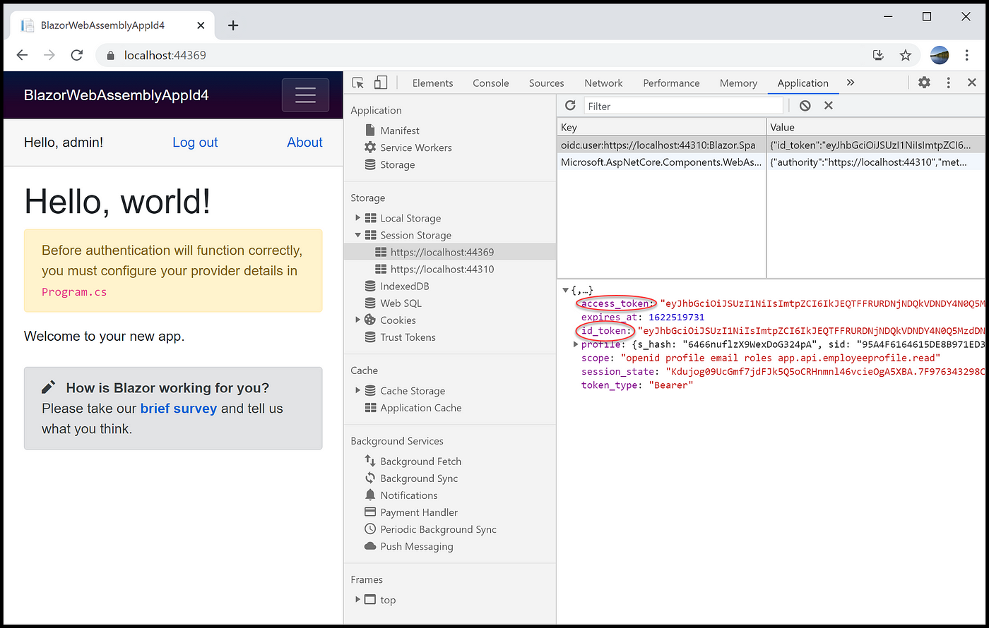 Secure Net 5 Blazor Web Assembly With Jwt And Identityserver4 Admin Ui Scrum And Coke 8628