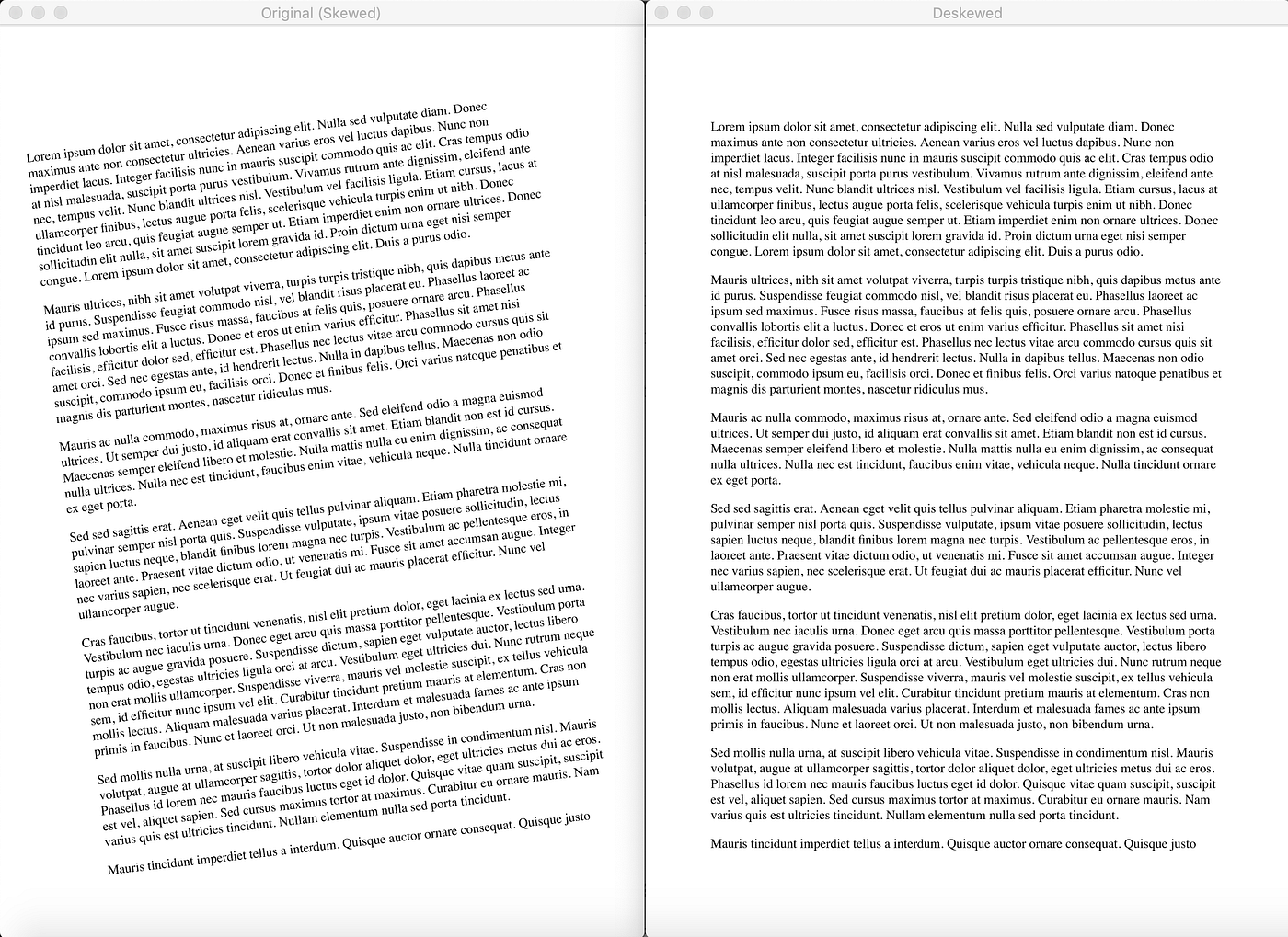 How to automatically deskew (straighten) a text image using OpenCV | by ...