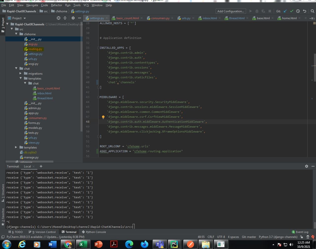 A Beginners Guide to WebSockets in Django | by Moeedlodhi | Geek ...