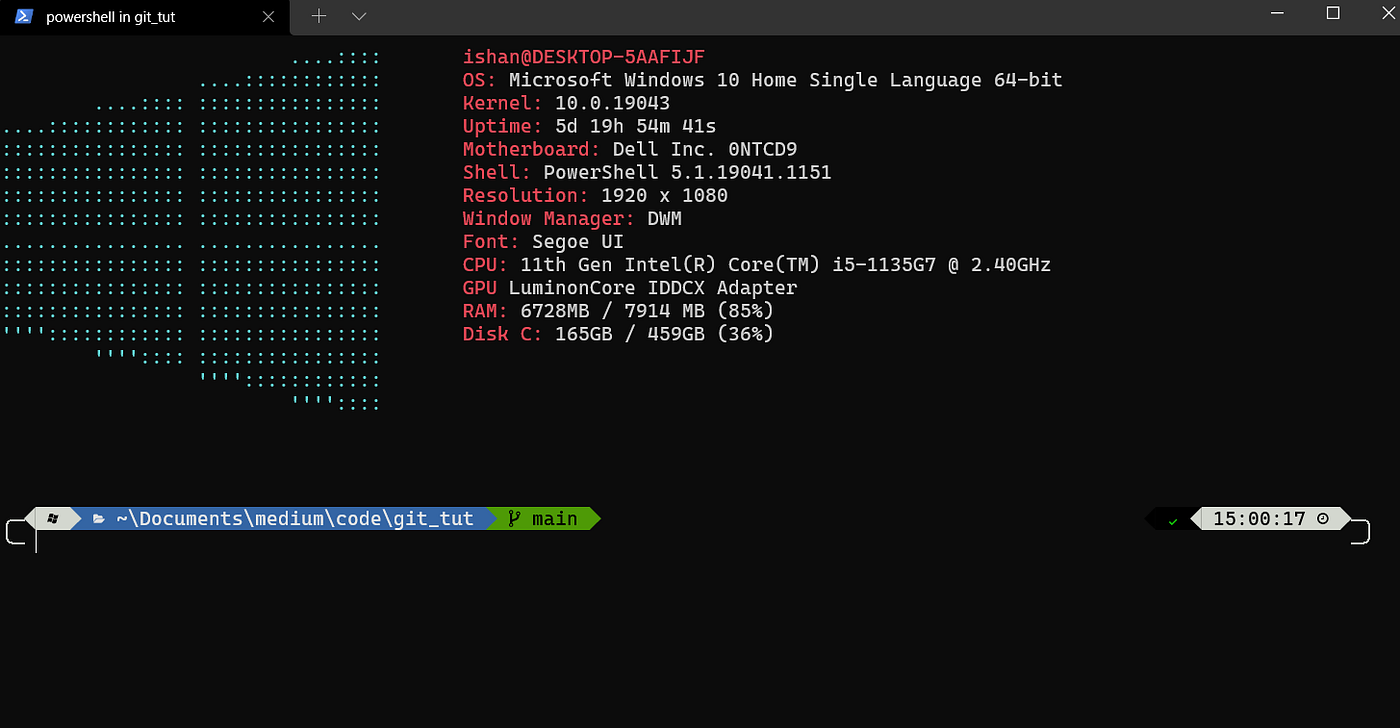Windows terminal | Making PowerShell better | by Ishan Choudhary ...
