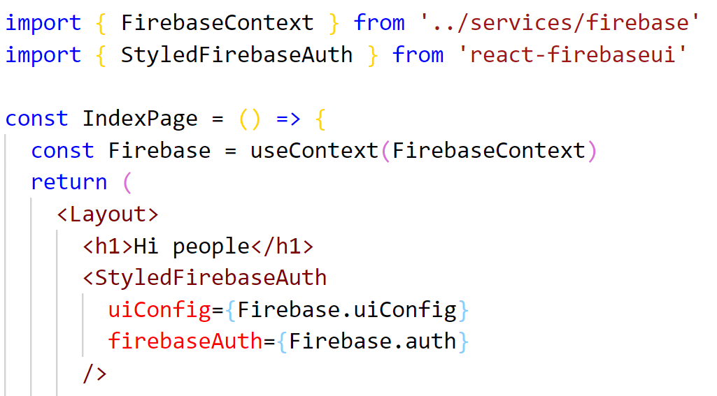 Setting up firebase UI button for Google authentication in Gatsby | by sgpropguide | Medium