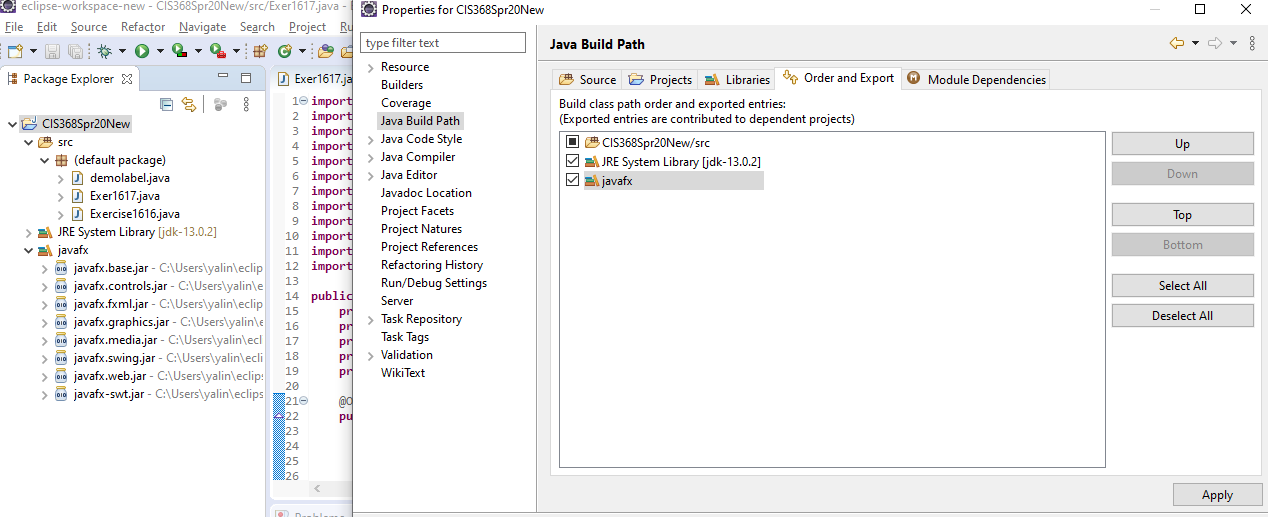 JavaFX Application Set Up in Eclipse | by Alexandra Z Harner | Medium