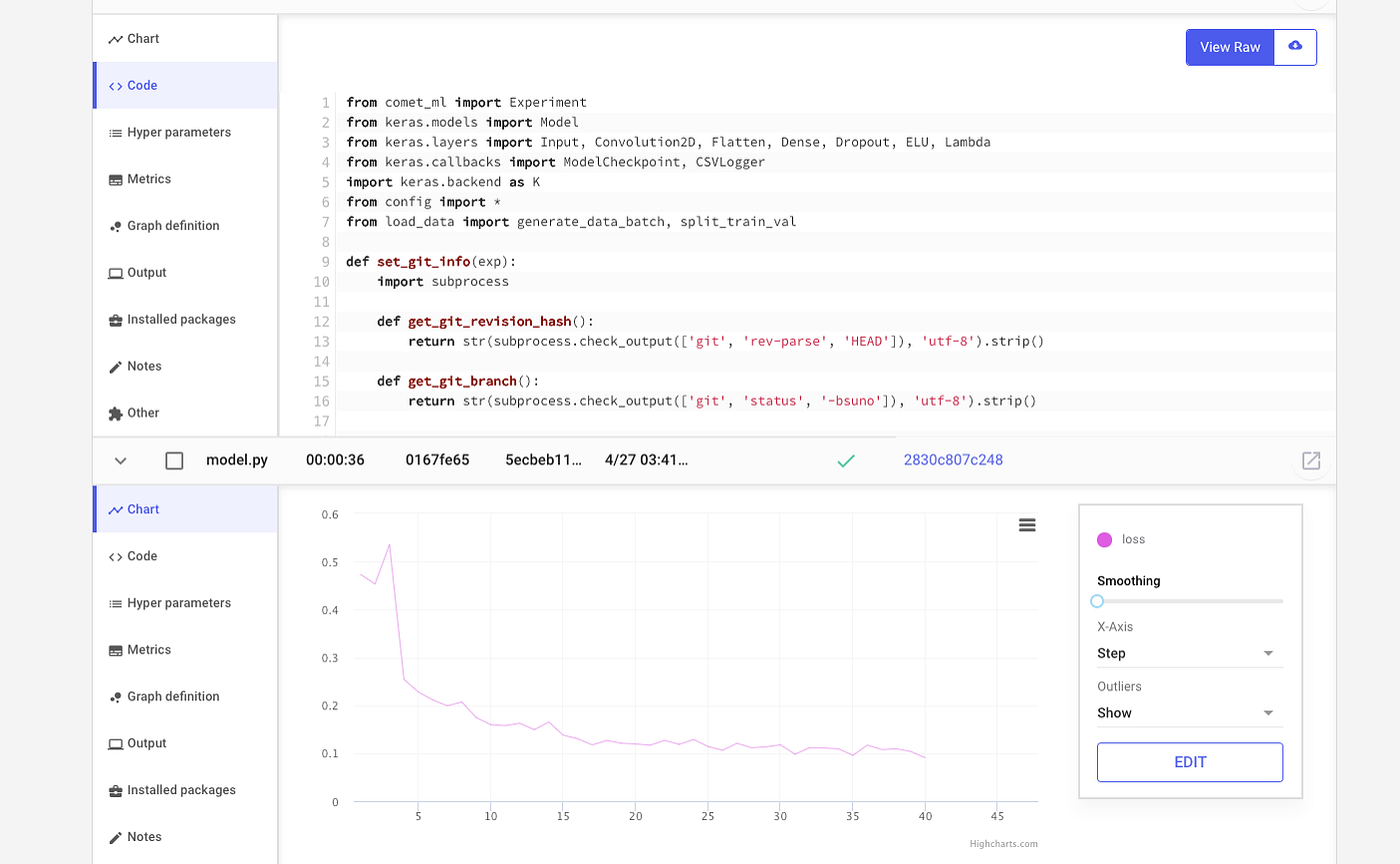 Comet.ml: supercharging your machine learning workflow | by Cecelia Shao | Medium
