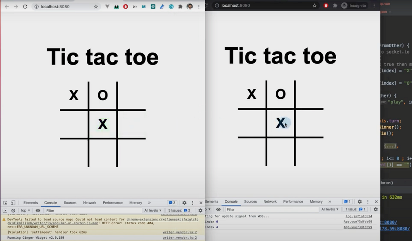Build a Multiplayer Realtime Tic Tac Toe Game with Socket.io and Vue.js | by Nil Madhab ...