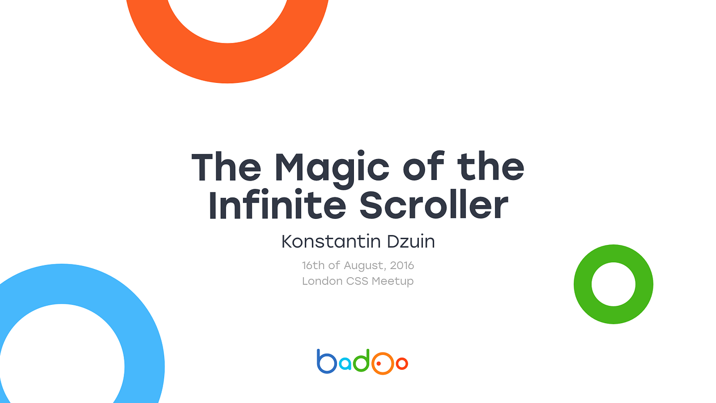 The Magic of the Infinite Scroller | by Konstantin Dzuin | Medium