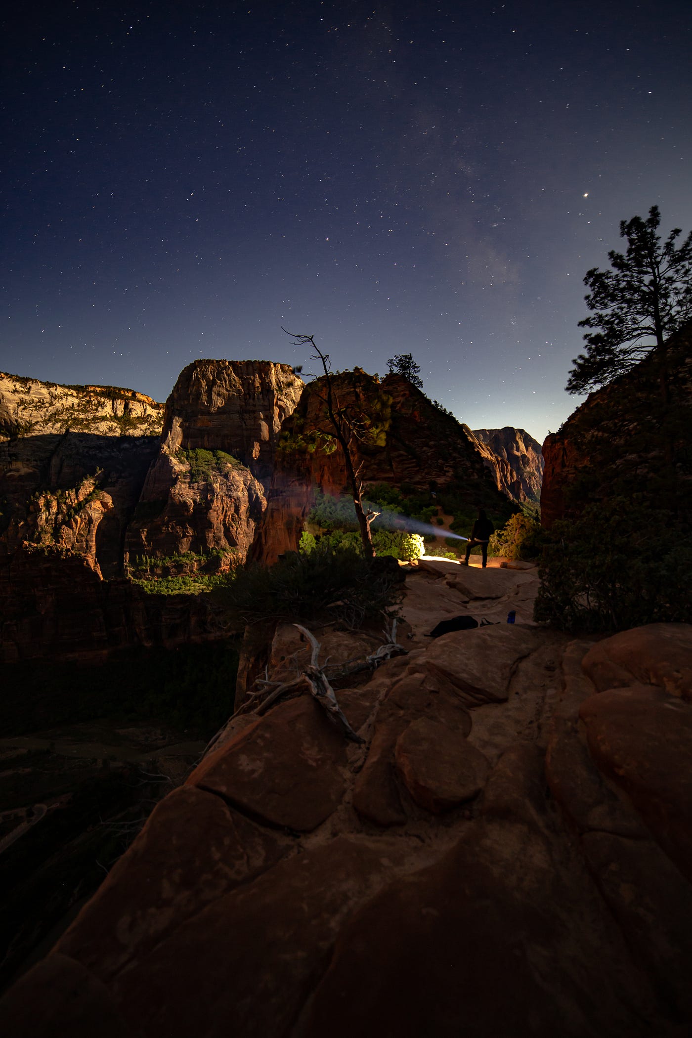 Hiking Zion… At Night. I did not fall off the mountain | by Gilbert ...