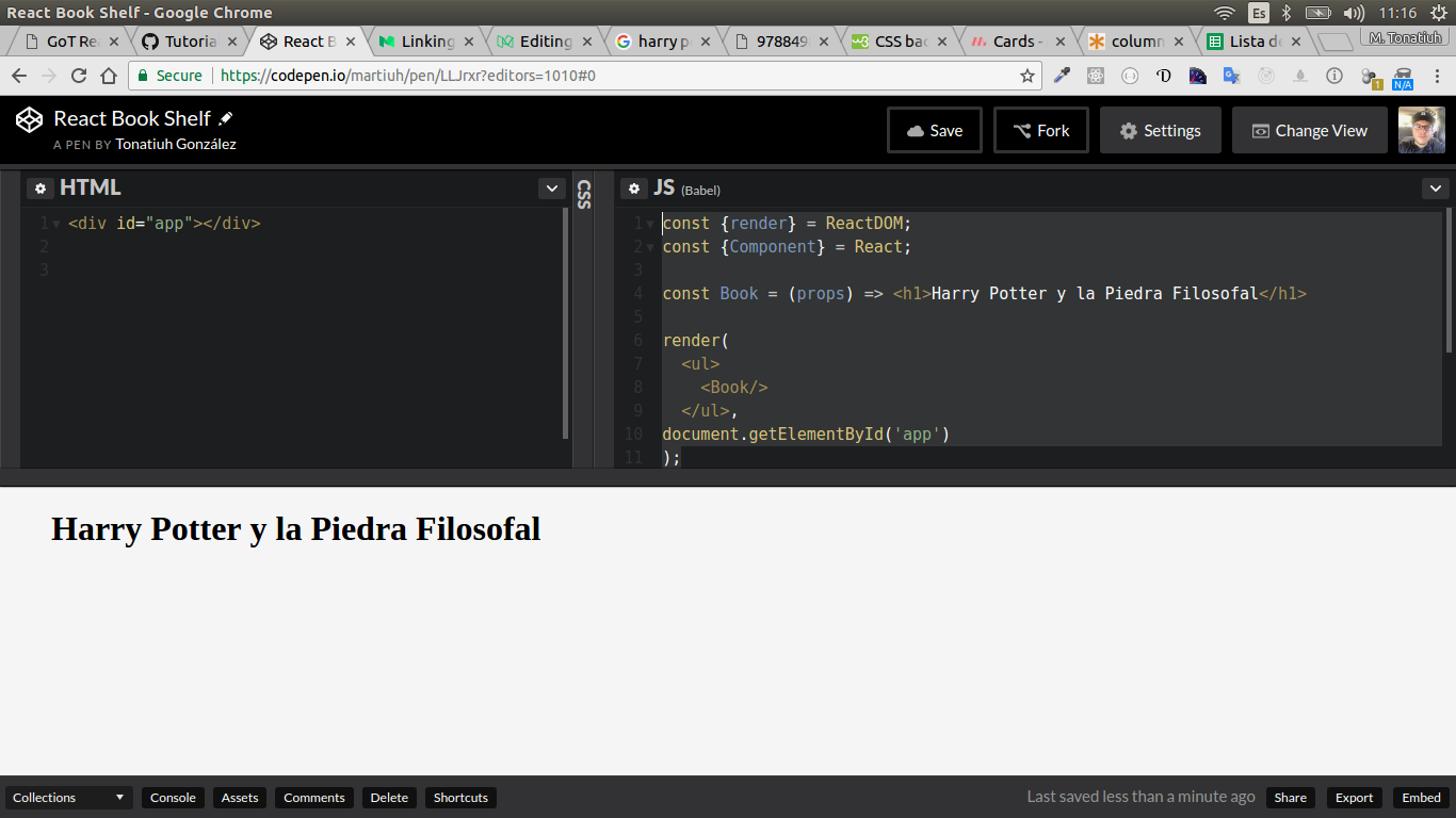 React Bookshelf: Tutorial para hacer un simple librero | by Tonatiuh ...