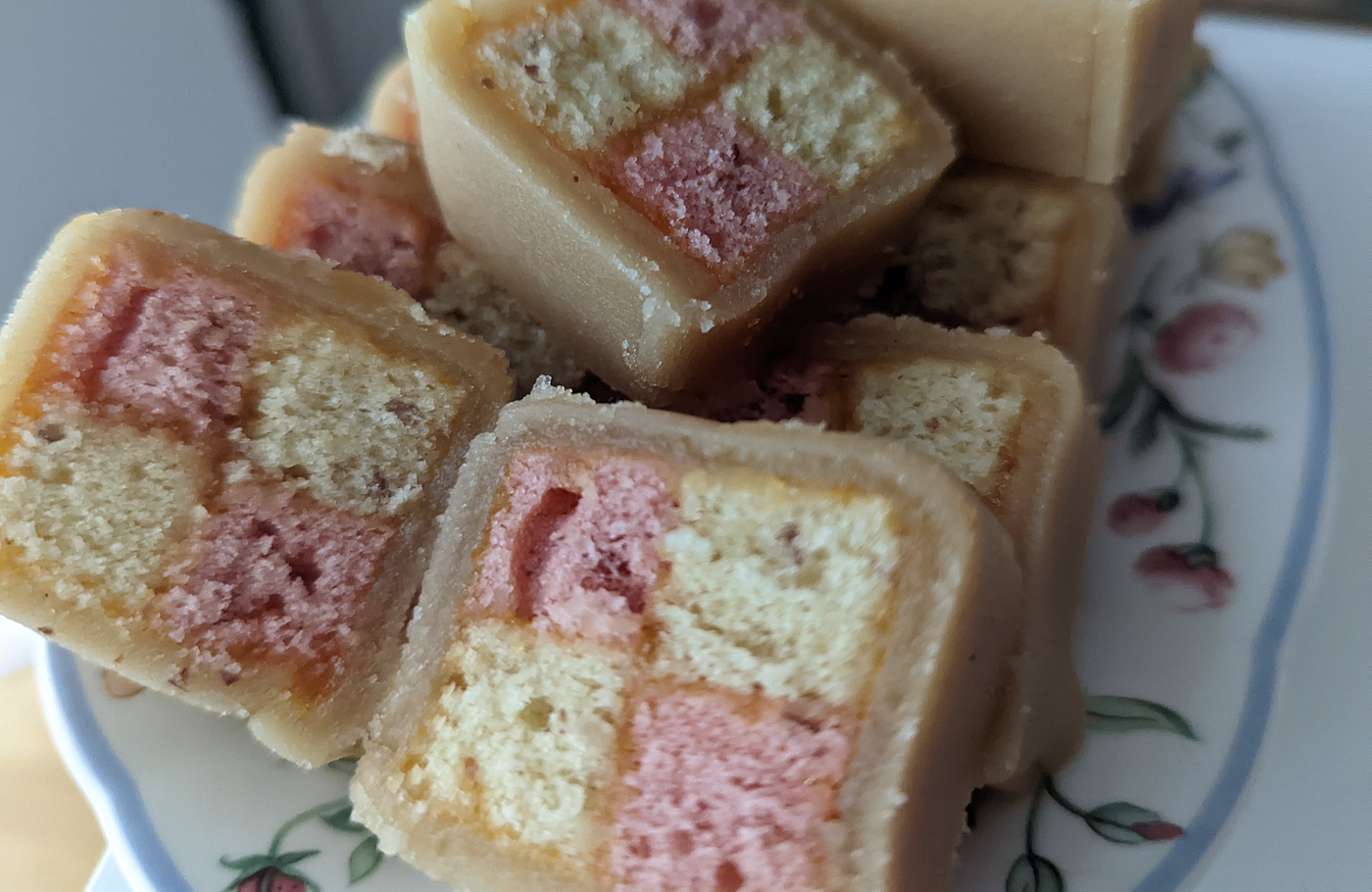 Mini Battenberg Cakes. I made these Mini Battenberg Cakes as… | by ...