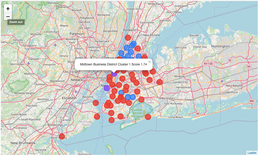 Python Data Science analysis of the City structure of New York Data ...