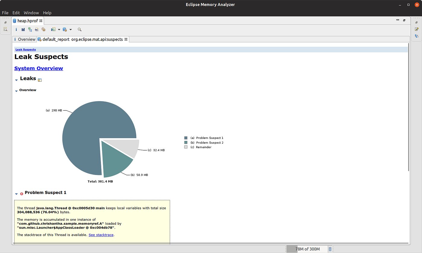 Basic Concepts of Java Heap Dump Analysis with MAT | by Isuru Perera ...