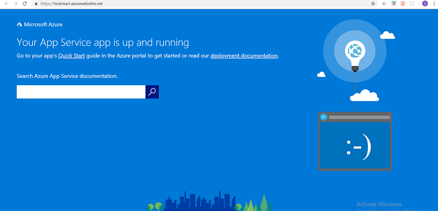 Deploying React App on Microsoft Azure | by Shriram Navaratnalingam ...