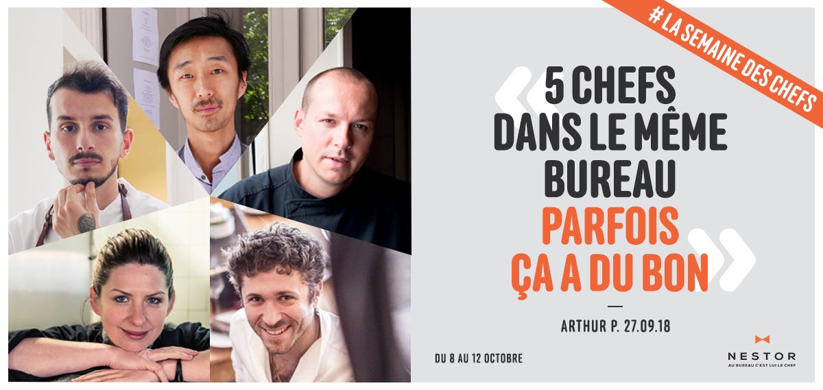 La Semaine des Chefs chez Nestor. En Octobre, les 5 Chefs les plus en ...