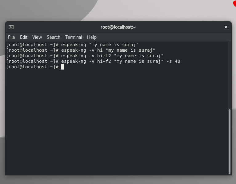 About espeak-ng commands in linux - suraj kumar - Medium