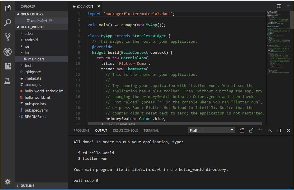 Flutter, build a Chat app. Flutter is a new mobile development SDK ...