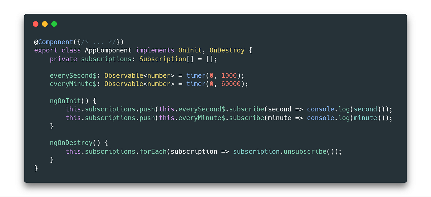 The Best Way To Unsubscribe RxJS Observables In The Angular Applications! | by Tomas Trajan ...