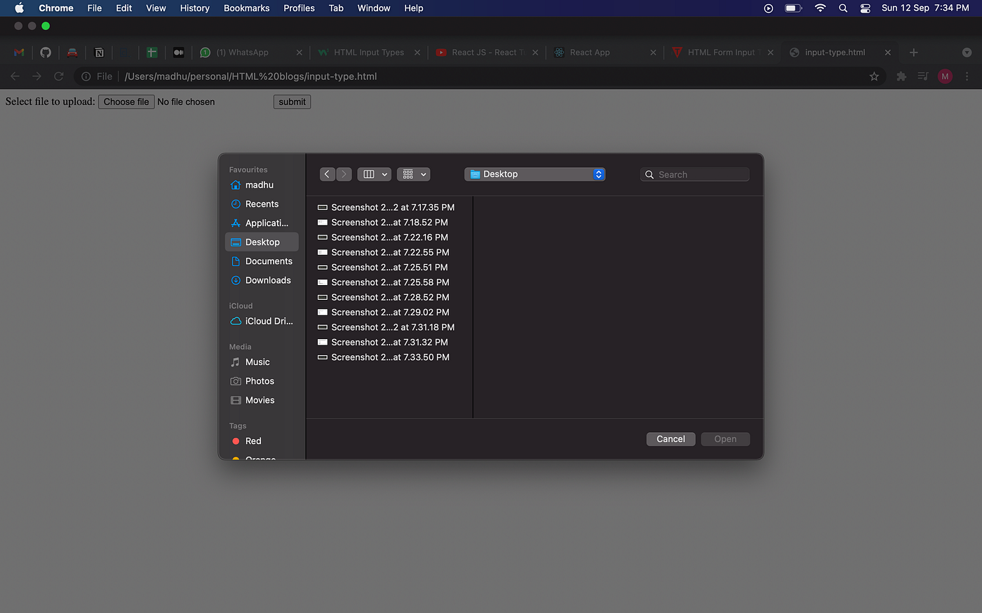What are the different types of input types in HTML? | by Madhuprasath ...