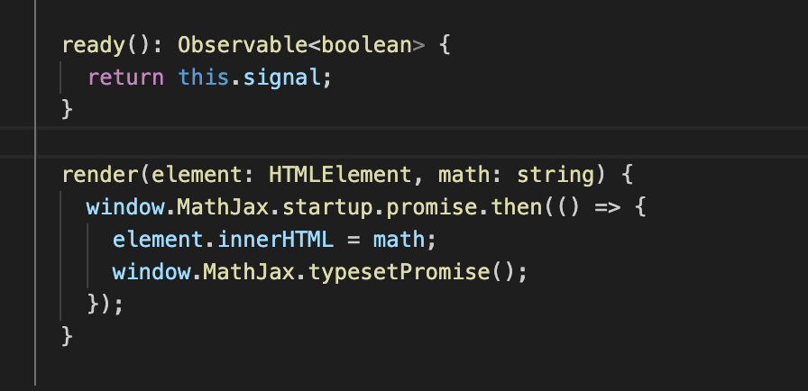 How to render MathML in browser using Angular and MathJax 3 along with lazy loading? | by ...