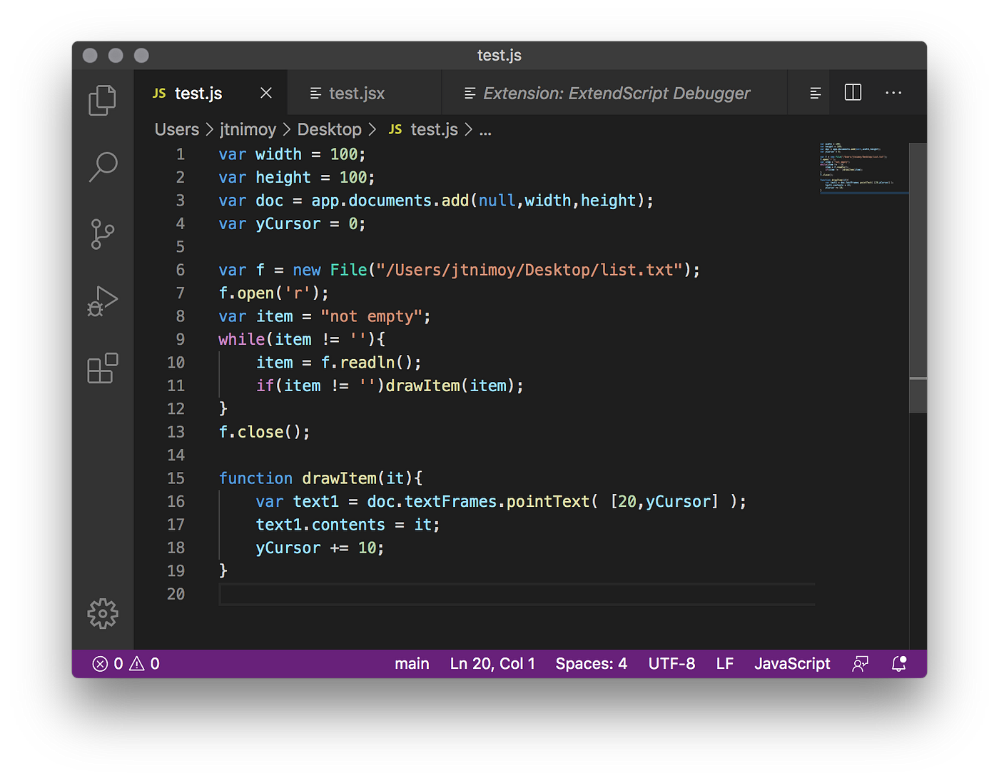 Illustrator Scripting in Visual Studio Code | by JT Nimoy | Medium