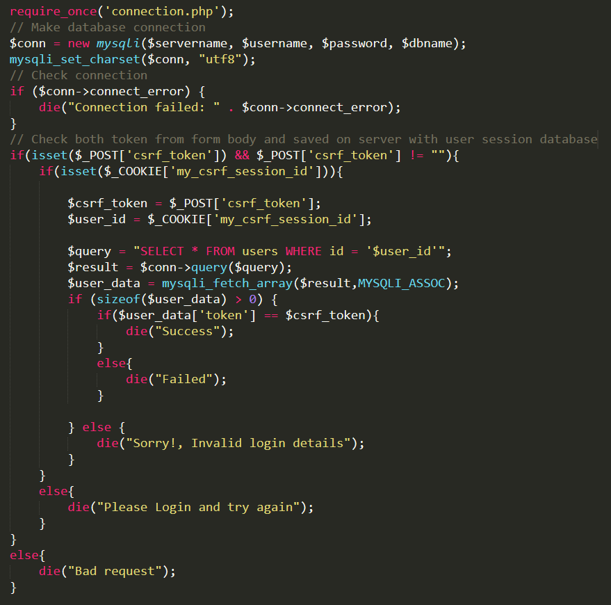 Implementing Cross Site Request Forgery Protection In Web Applications Using The Synchronizer
