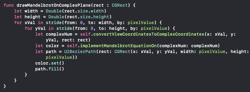 Mandelbrot’s fractal art with Swift’s powerful computation — iOS | by ...
