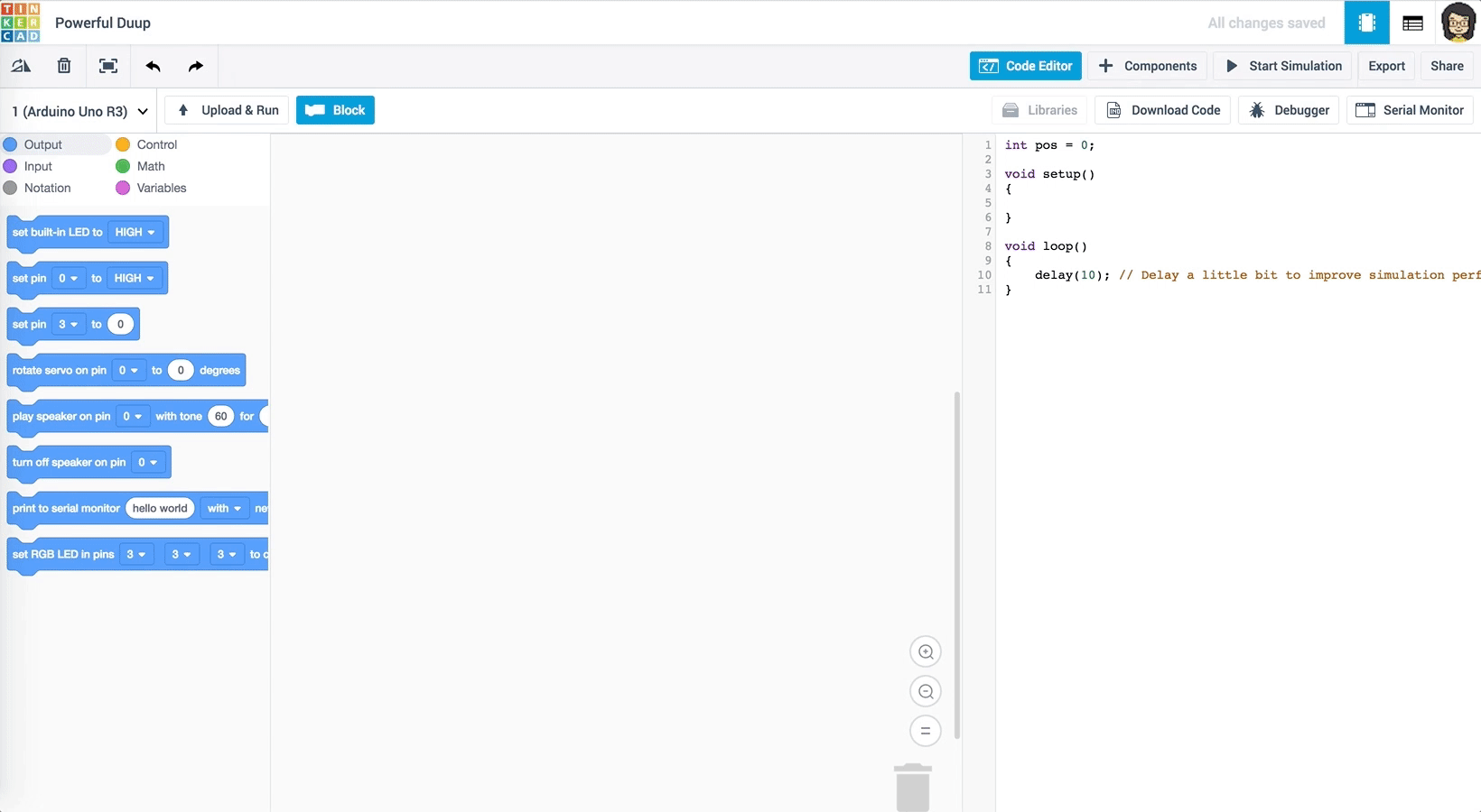 Code blocks arduino - copaxtechnologies