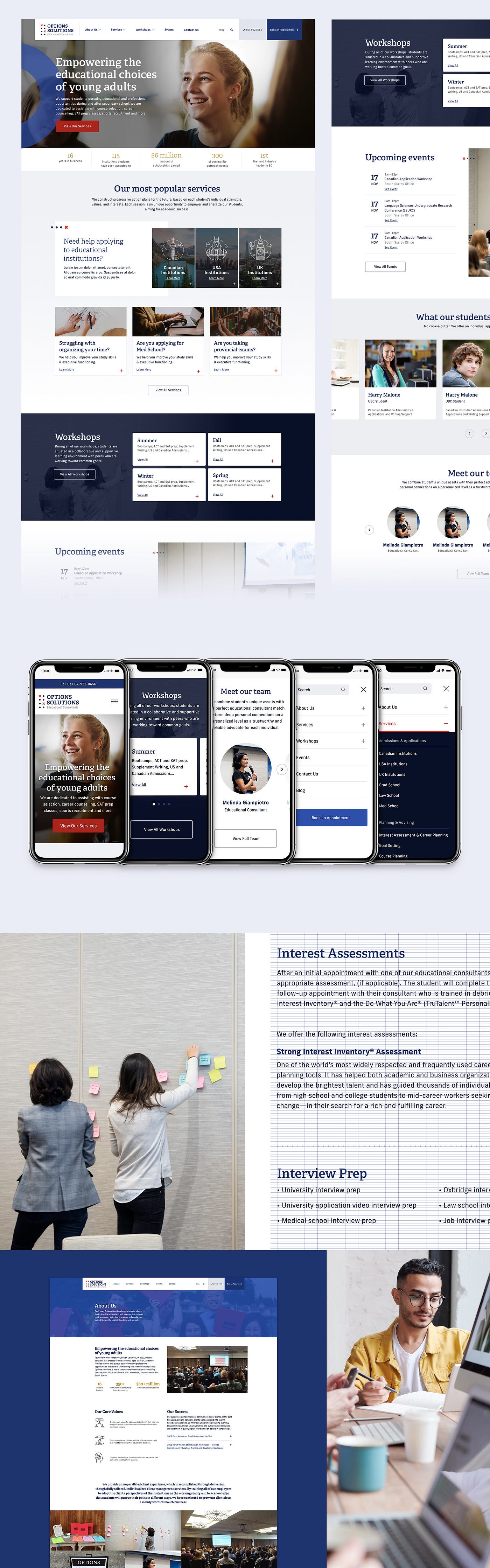 UX/UI Design and Brand Redesign for Options Solutions | by Marcos Duda ...