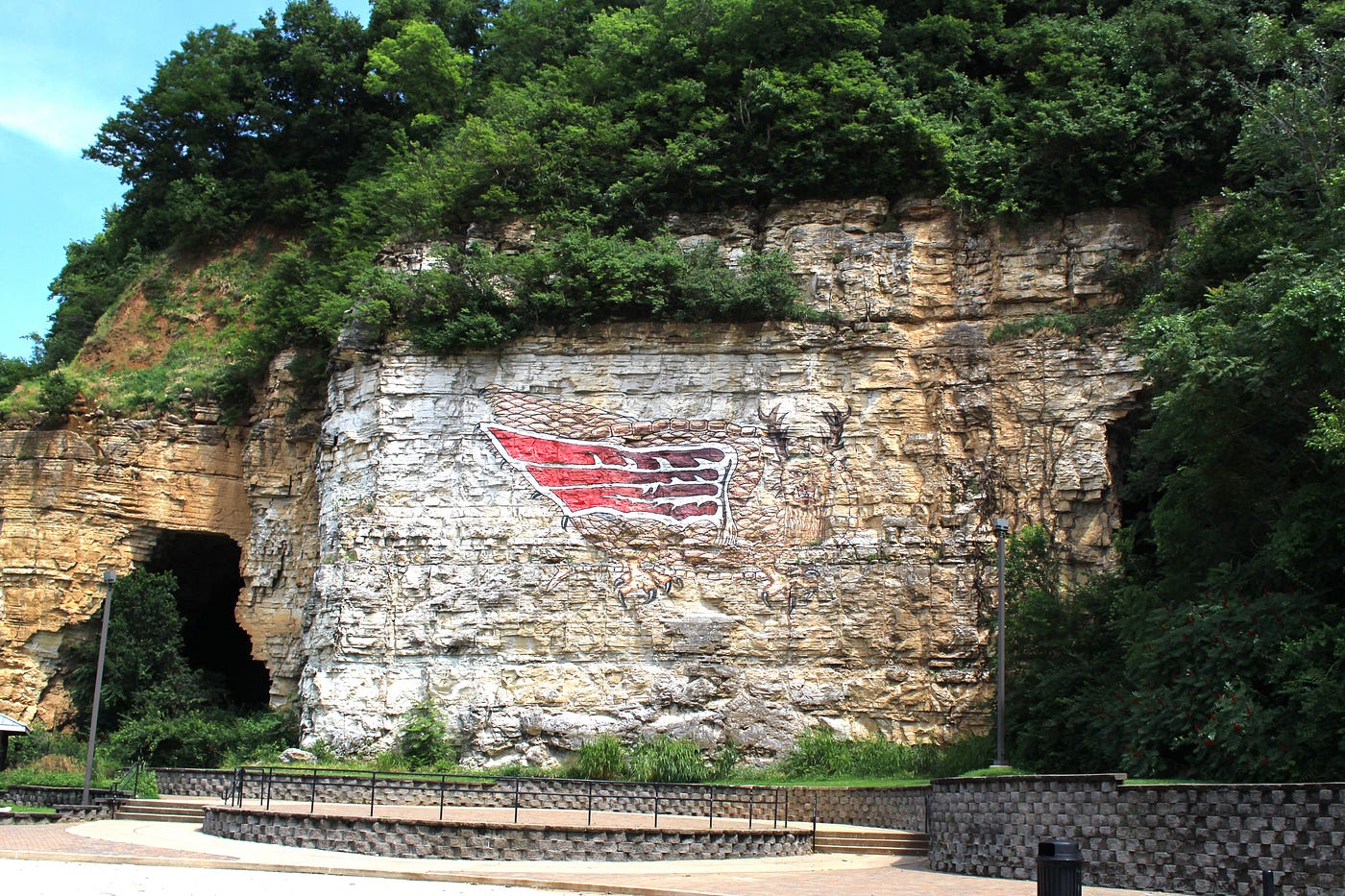 Road Trip Discoveries: The Piasa. Resting upon the bluffs lining the ...