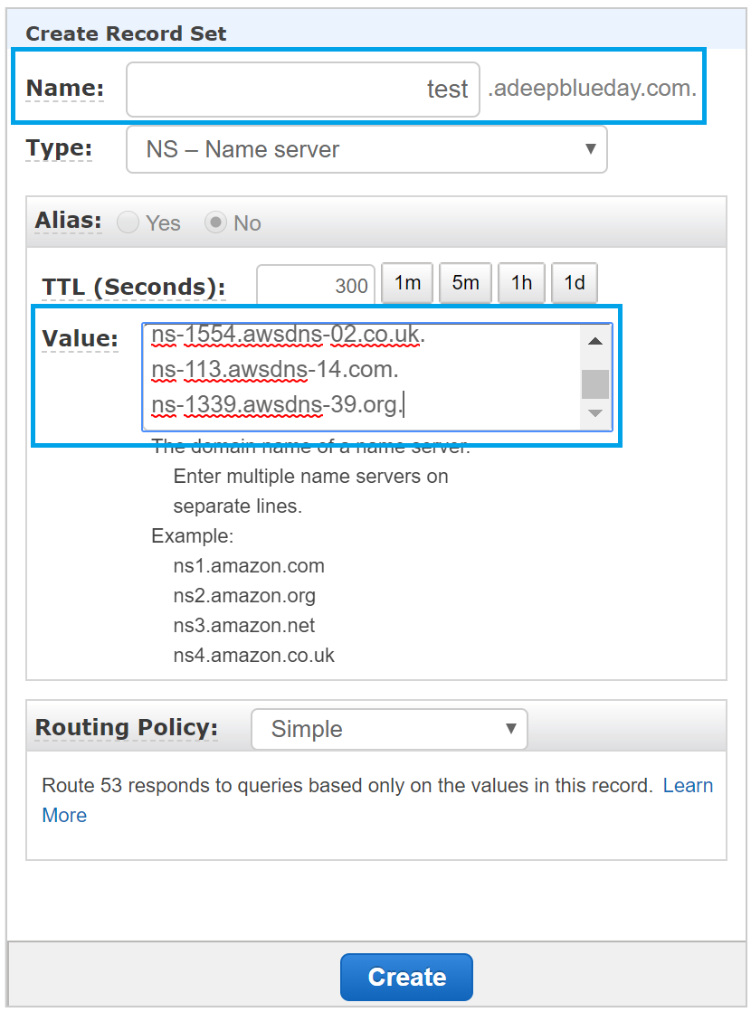 How to Create a Subdomain in Amazon Route 53 | by Deep Blue Day | Medium