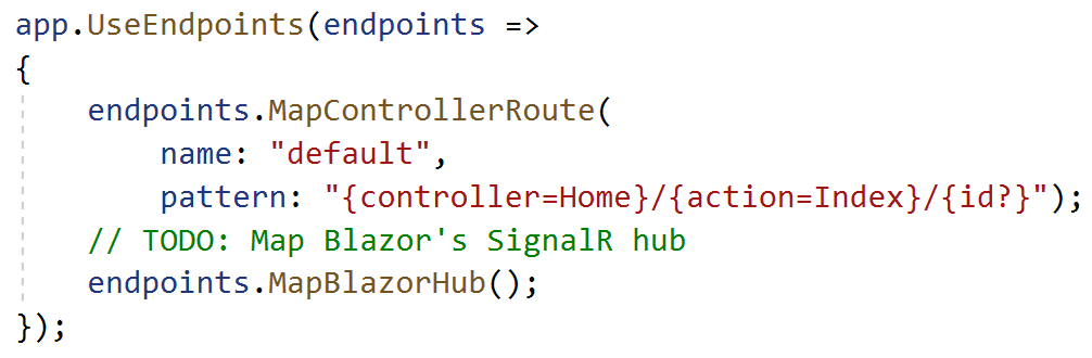 Integrating Blazor Components Into Existing Asp Core Mvc
