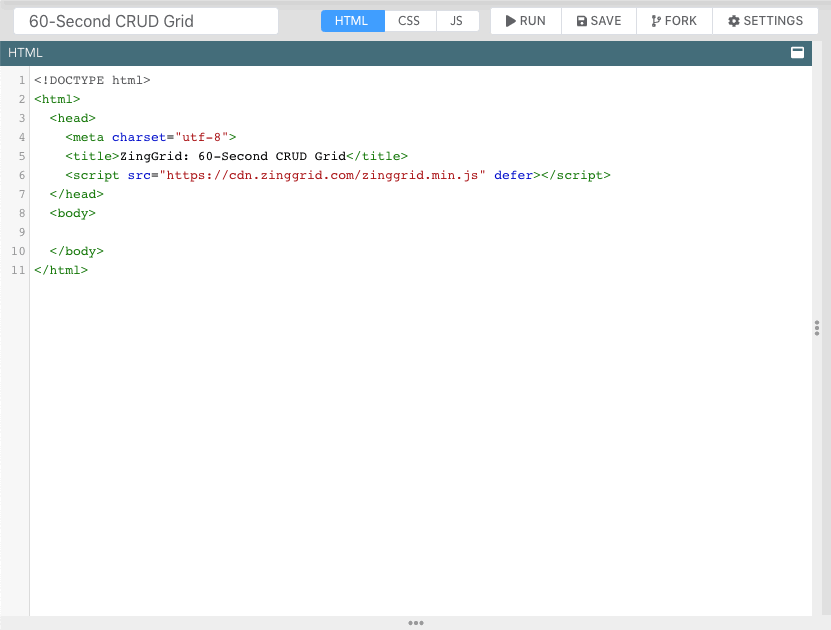 How to Build a CRUD Grid in Less Than a Minute | by ZingGrid | Medium