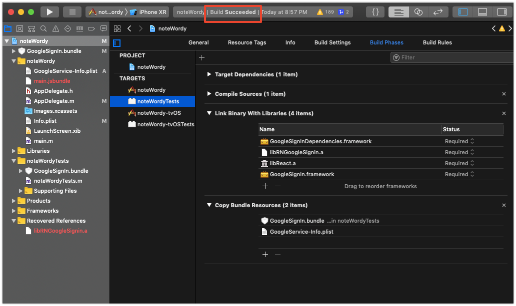Google Sign-in for React-Native iOS | by Bharat Tiwari | Fullstack with React-Native, AWS ...