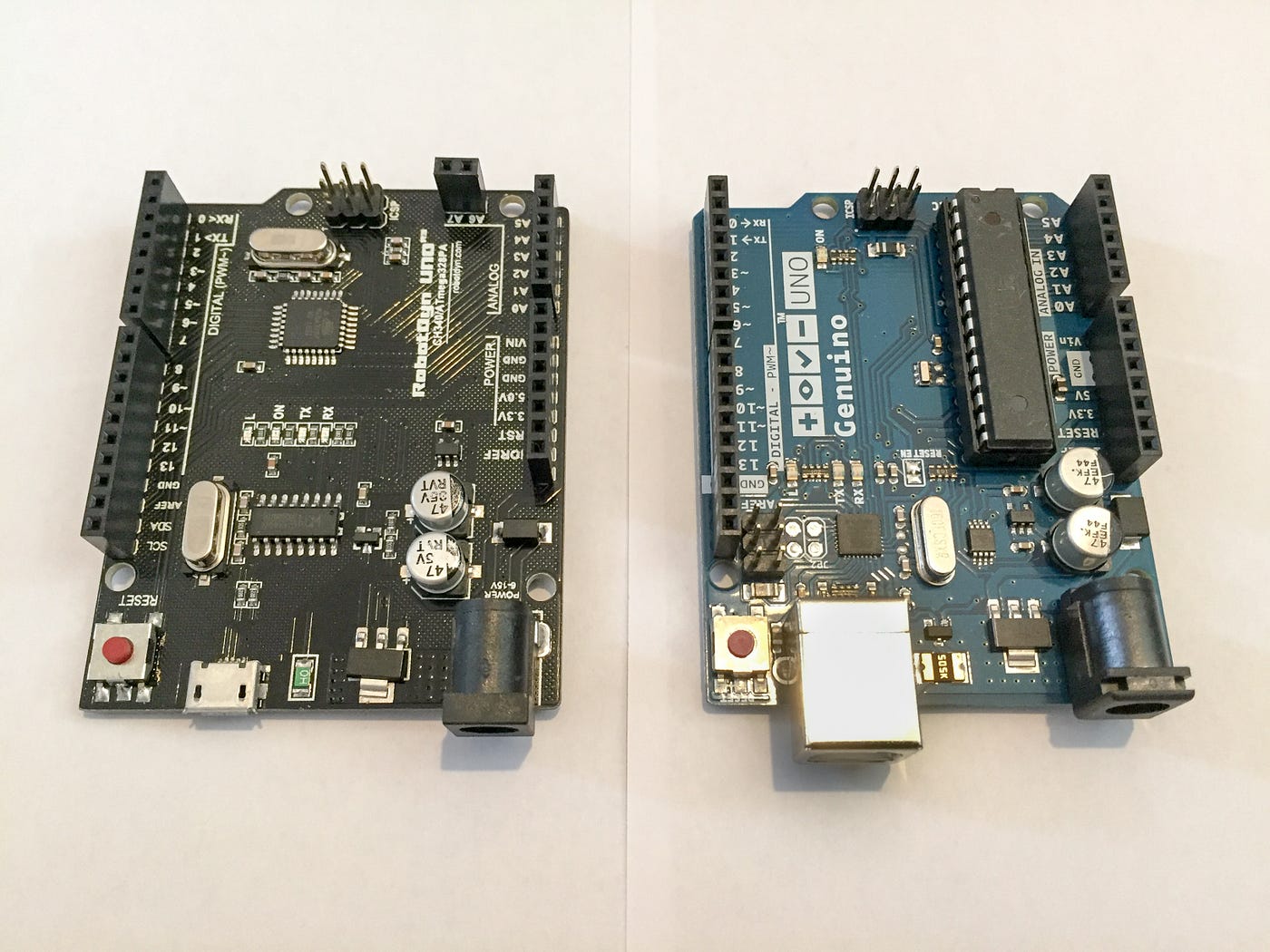 RobotDyn Uno vs Arduino/Genuino Uno | by Phil Corbett | Medium