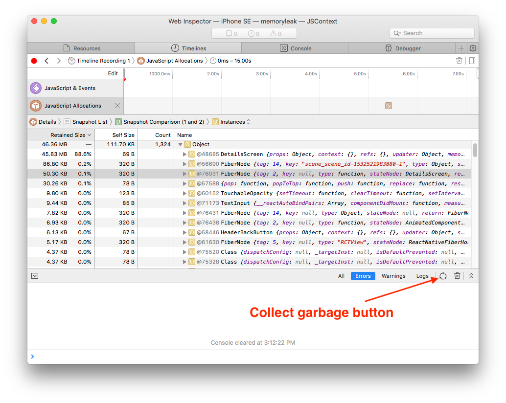 Hunting JS memory leaks in React Native apps | by Krzysztof Magiera ...