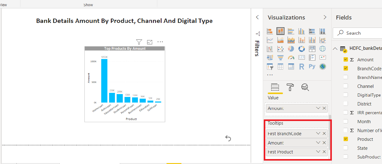 Pages with Tooltip in Power BI. We add Tooltip to the Visuals in Power ...