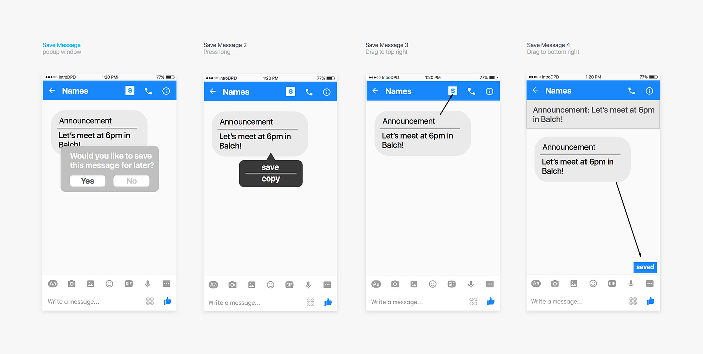 Facebook Messenger: Better Group Chats | by Joo Hyun Lee | Prototypr