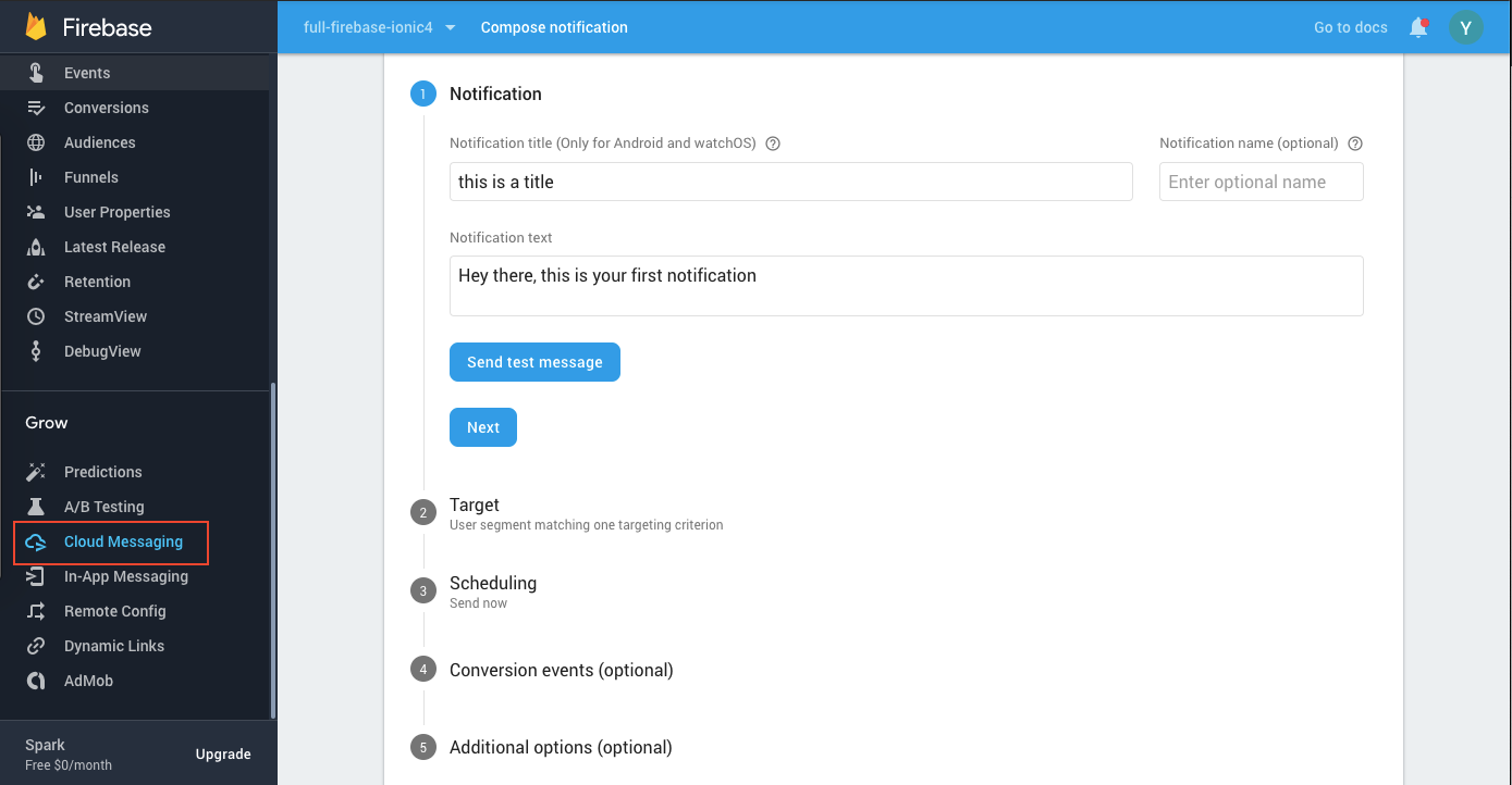 Firebase Push notifications in Ionic 4 | by Abhijeet Rathore | Enappd | Medium